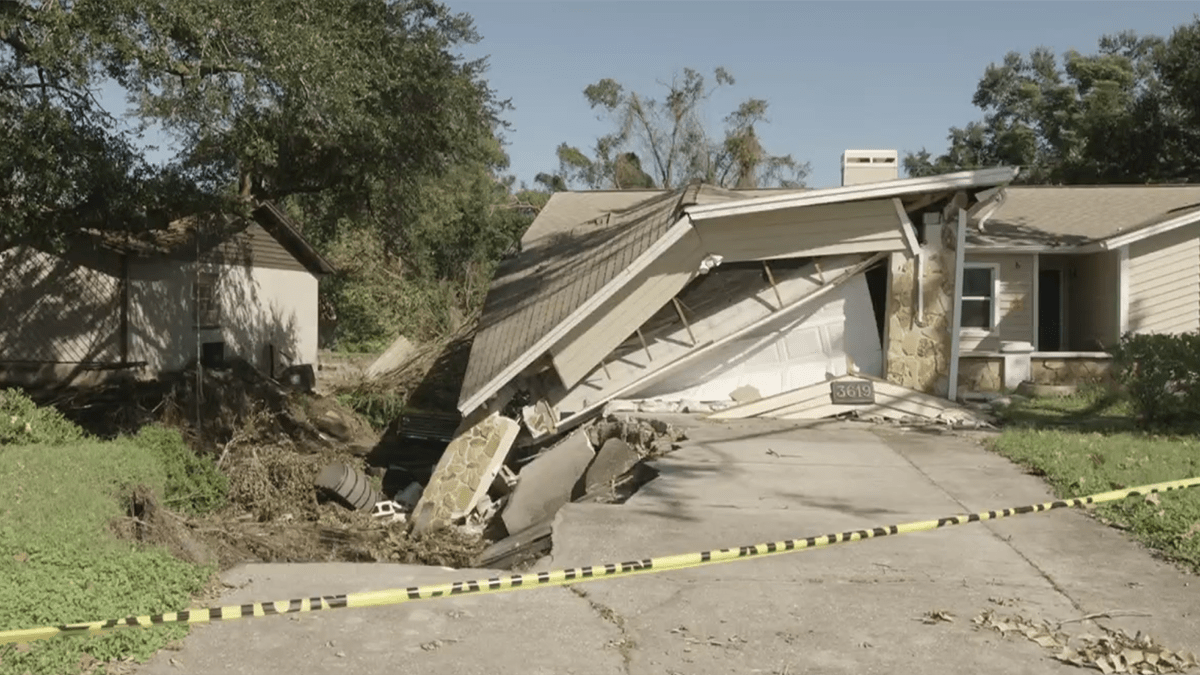 Giant sinkholes open up around west-central Florida after Hurricane Milton – The Published Reporter