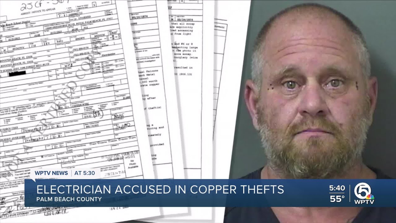 Electrician Arrested for Stealing Copper from School Campuses – The ...